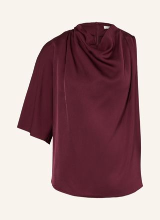 Selected Blusenshirt Aus Satin rot