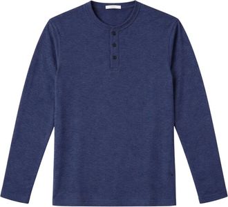 Daniele Fiesoli Homme, Tops, Bleu, Taille: XL Long Sleeve Top