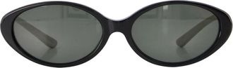 Casablanca Oval Curve Sonnenbrille - - Accessories - unisex - Schwarzk - ONE SIZE