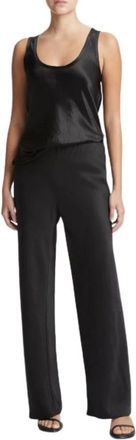 Vince Femme, V&ecirc;tements de nuit et de d&eacute;tente, Noir, Taille: 38 FR Fluid Satin Bias Pant