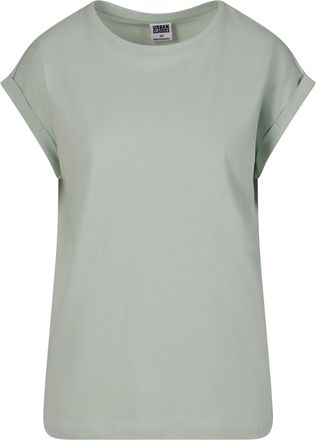 Urban Classics Damen T-Shirt Ladies Extended Shoulder Tee, T-Shirt mit überschnittenen Schultern, aus Baumwolle, erhältlich in vielen Farben, Frostmint, 5XL