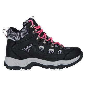 Mountain Warehouse Damen Wanderstiefel Adventurer, bedruckt, Wasserfest (Leuchtend Rosa)