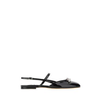 Jimmy Choo London Femme, Chaussures, Noir, Taille: 38 1/2 EU Belinda Flat