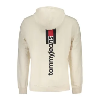 Tommy Hilfiger Logo Cotton Hoodie - White