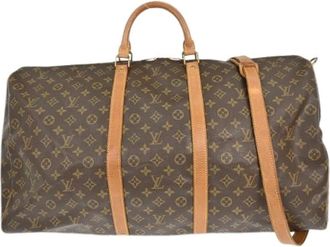 Louis Vuitton unisex, Pre-owned, Brun, Taille: ONE Size Pre-owned Keepall bandouliere bag