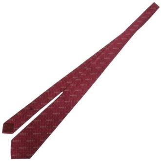 Gucci Pre-owned Krawattenschal - - Pre-owned - Herren - Rot - ONE SIZE