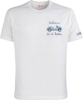 MC2 Saint Barth Homme, Tops, Blanc, Taille: 2XL Portofino T-shirt