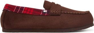 Tommy Hilfiger Hausschuhe Hilfiger Check Driver House Shoe FM0FM06013 Dunkelbraun