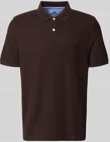 Fynch-Hatton Regular Fit Poloshirt mit Label-Stitching