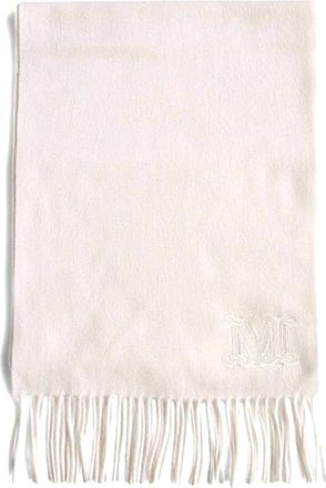 Max Mara Sciarpa - Femme - Accessoires - Blanc - Taille: ONE Size