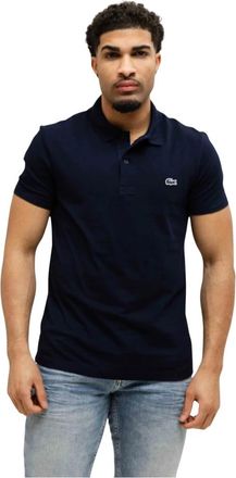 Lacoste Homme, Tops, Bleu, Taille: S Polo Coupe R&eacute;guli&egrave;re M&eacute;lange de Coton