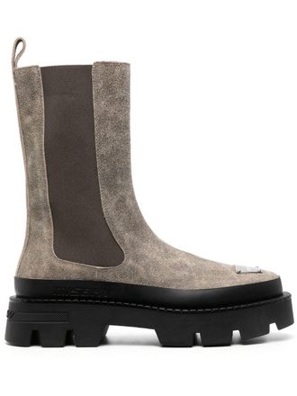 Misbhv Zweifarbige Chelsea-Boots - Braun