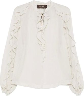 Bazar Deluxe Femme, Blouses et Chemises, Beige, Taille: 36 FR Bazar Deluxe Chemises Beige