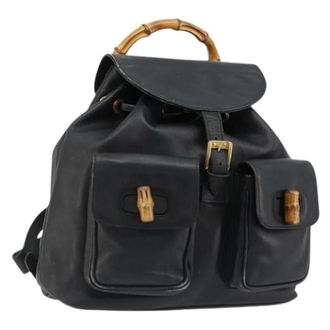 Gucci Pre-owned Vintage Backpack - - Pre-owned - Damen - Schwarzk - ONE SIZE