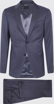 Ermenegildo Zegna Einreihiger Anzug aus reiner Wolle von mit klassischem Revers