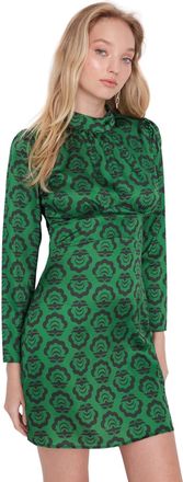 Trendyol Trendyol Damen Mini Shift Regular Dress Kleid, Grün, 38