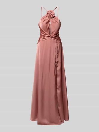 Luxuar Abendkleid aus Satin mit Cut Out