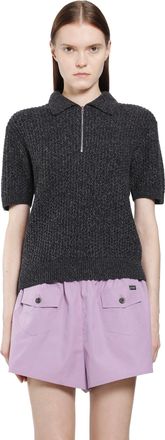 Prada Wool Cashmere Knit Polo