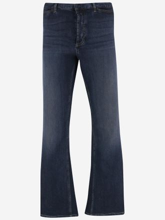 Gucci Mens Stretch Cotton Denim Jeans Dark Trousers