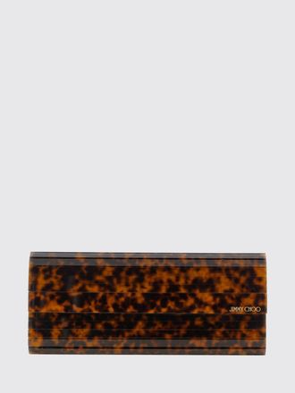 Jimmy Choo London Pochette rigide Sweetie en r&eacute;sine &agrave; effet &eacute;caille de tortue