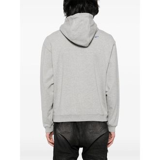 Ader Error Logo-Print Cotton Sweatshirt - Gray