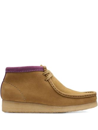 Clarks bottines Wallabee Oakmoss - Marron