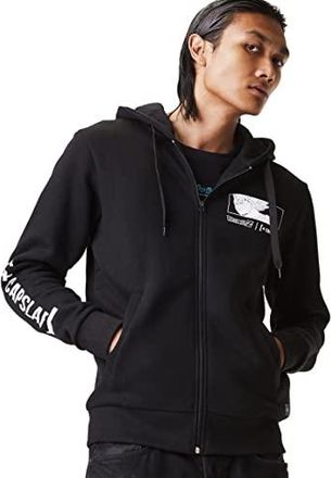 Capslab Sweat à Capuche avec Zip Homme Dragon Ball Z Vegeta, Noir Taille S
