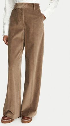 Max Mara Stoffhose Tania 2625136012 Hellbraun Regular Fit
