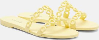 Aquazzura Mules Infinity Chain Jelly