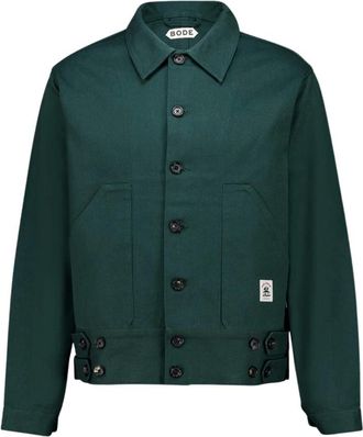 Bode Homme, Vestes, Vert, Taille: M Knolly Brook Side Tab Jacket