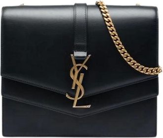Saint Laurent Sac bandouli&egrave;re vintage doccasion - Femme - Pre-owned - Noir - Taille: ONE Size