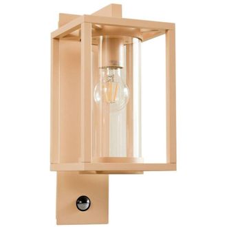 Lucande Ferda aus aluminium / grå / zink mit Bewegungsmelder von Lucande