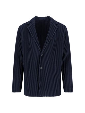 Homme Pliss&eacute; Issey Miyake Single-Breasted Pleated Blazer