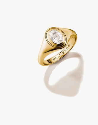 Thomas Sabo Ring in Gelbgold und Wei&szlig;