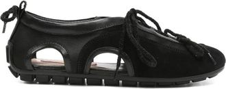 Simone Rocha Femme, Chaussures, Noir, Taille: 40 EU Ballerines ajour&eacute;es avec adh&eacute;rence