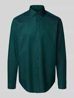 Jake*s Regular Fit Business-Hemd mit Kentkragen