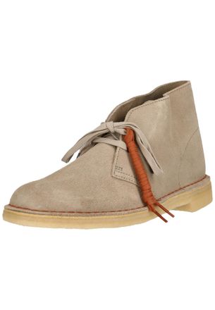 Clarks Schn&uuml;rstiefel Desert Boot Sand Suede