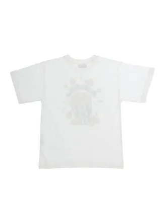 Moschino Boys T-Shirt Crew-Neck White Cotton T-Shirts And Polos