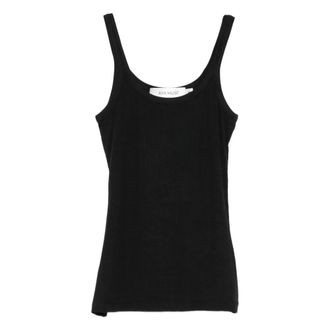 Aya Muse Geripptes Tanktop mit U-Ausschnitt - - Tops - Damen - Schwarzk - XS