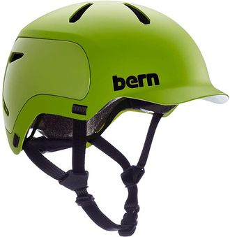 Bern Watts 2.0 Helm f&uuml;r Erwachsene, Unisex, matt, gr&uuml;n