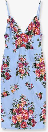 Dolce & Gabbana Satin dress with iconic print - DOLCE & GABBANA - gender_Woman