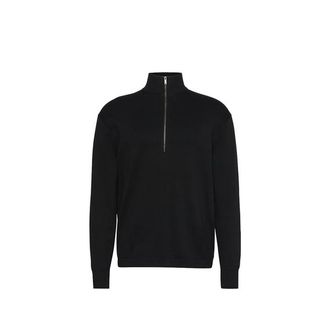 Calvin Klein Pull col montant zipp&eacute; en coton