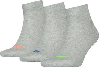 Puma Plain Quarter-Socken 3er-Pack