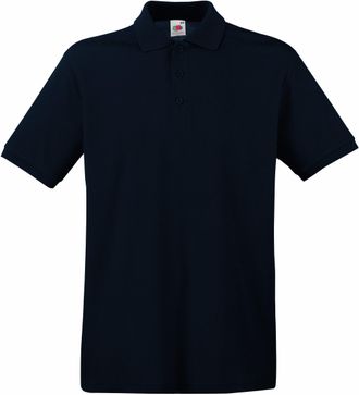 Fruit Of The Loom Poloshirt f&uuml;r Herren, 63-218-0, Blau, 63-218-0 Large