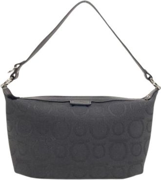 Ferragamo Sac port&eacute; &eacute;paule Gancini Pre-owned - Femme - Pre-owned - Noir - Taille: ONE Size