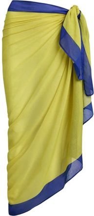 Polo Ralph Lauren Femme, Maillots de bain, Jaune, Taille: ONE Size Big Pony Scarf Cover-Up