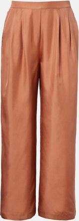 Asceno Weite Hose Isola aus Seiden-Twill