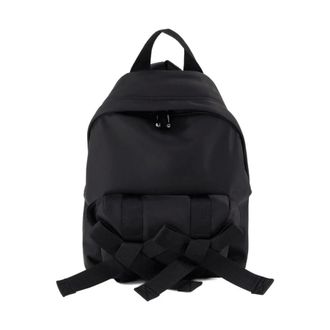 Simone Rocha Sac &agrave; dos Utility Bow - Femme - Sacs - Noir - Taille: ONE Size