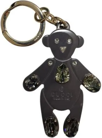 Gucci Porte-cl&eacute;s Pre-owned - Femme - Pre-owned - Gris - Taille: ONE Size