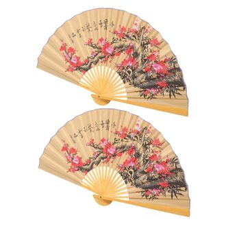 Pretyzoom 1 Satz Foto Shooting Requene Fan L&uuml;fter Wanddeko Orientalisch F&auml;cher Orientalisch Kulturelle Wanddekoration Faltf&auml;cher Fan Der Chinesischen Schriftzei